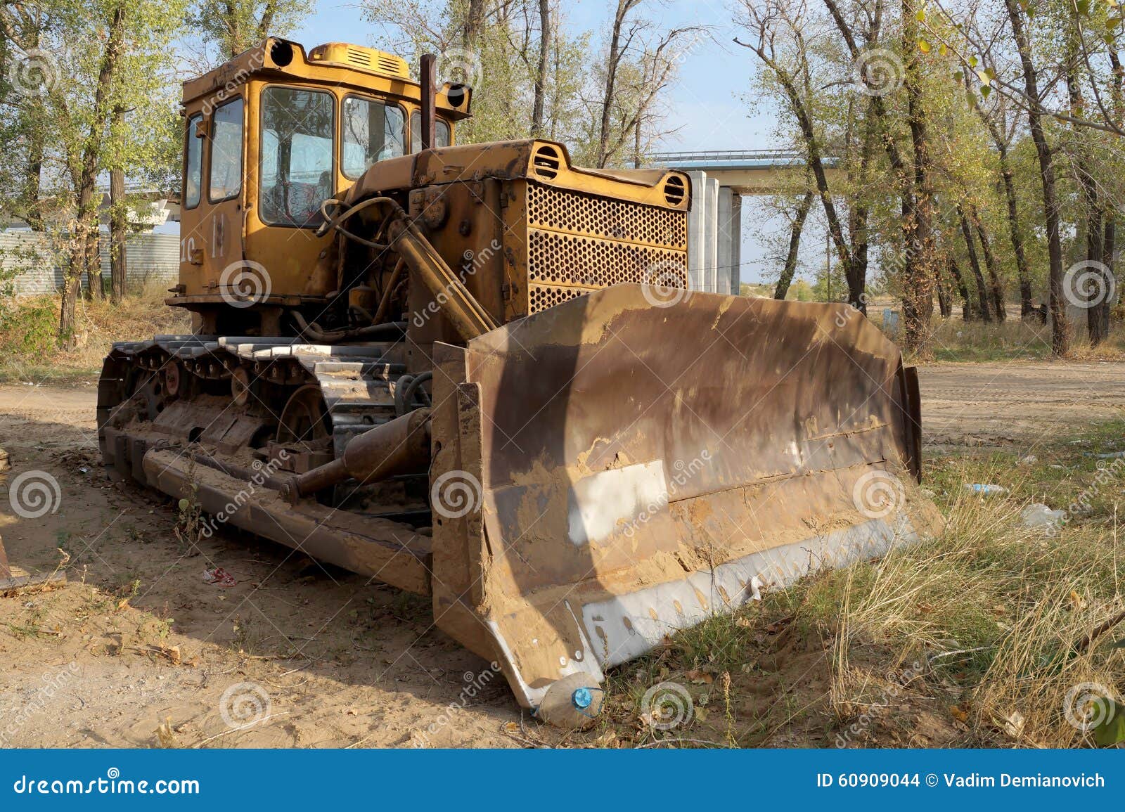 Bulldozer stock photo. Image of invention, load, machine - 60909044