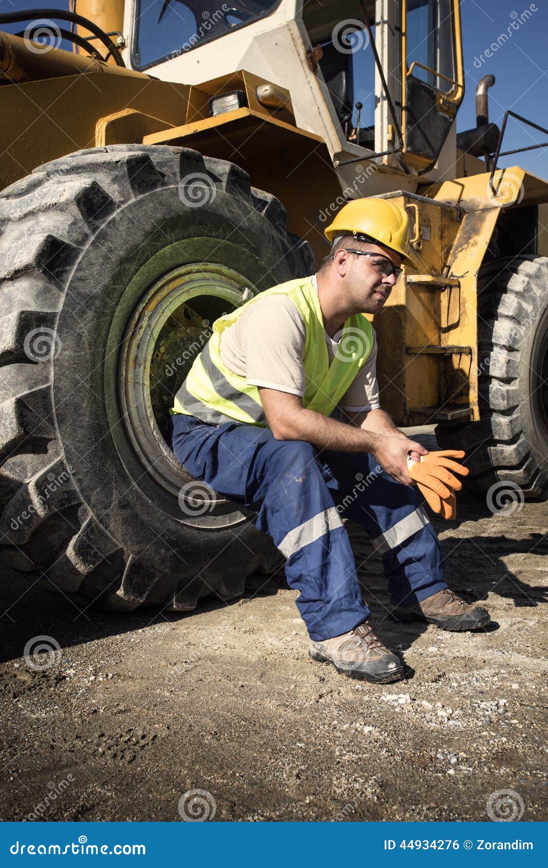 Bulldozer operator stock photo. Image of operator, industry - 44934276