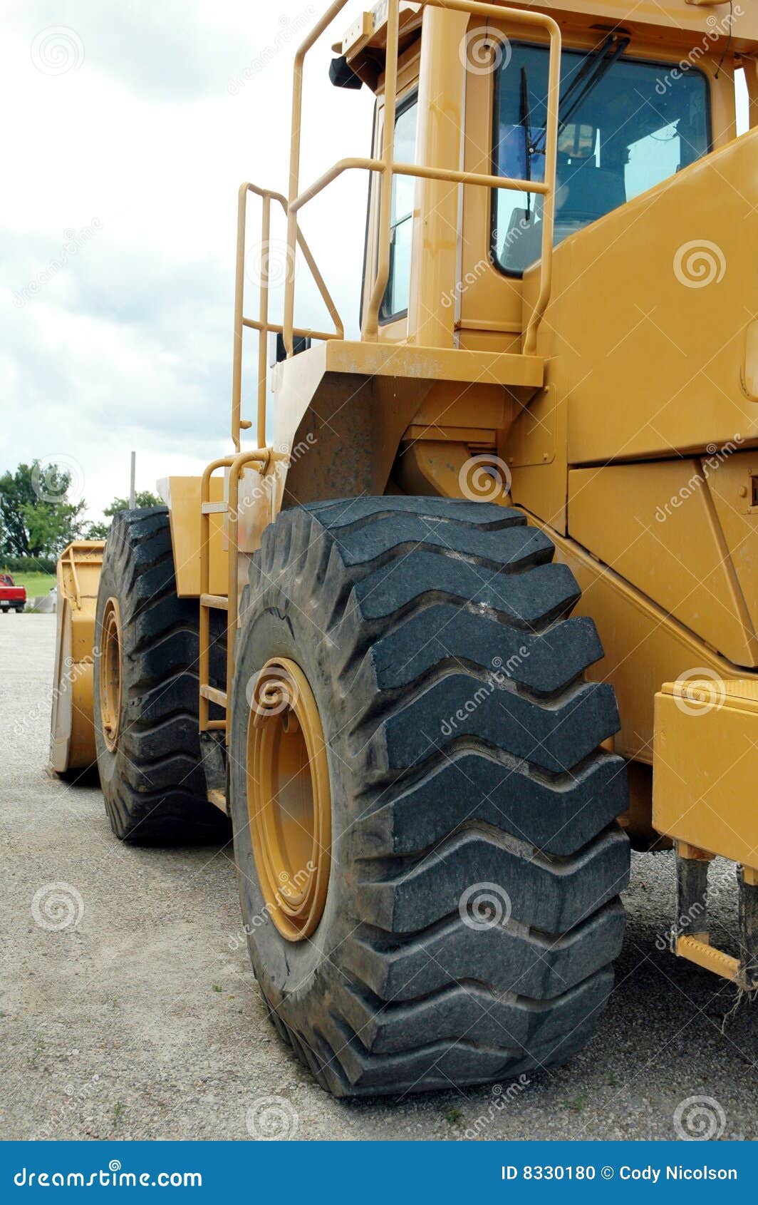 Bulldozer from rear stock photo. Image of dredger, excavate - 8330180