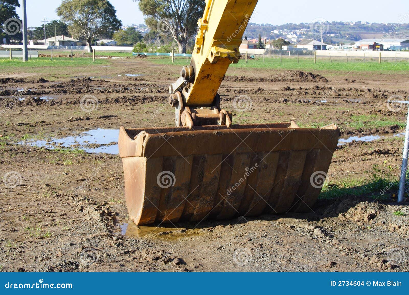 Bulldozer Scoop stock photo. Image of site, dozer, vehicle - 2734604