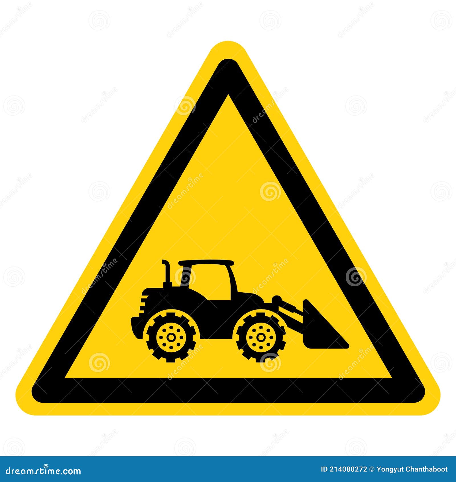 Bulldozer Symbol Sign,Vector Illustration, Isolate On White Background ...