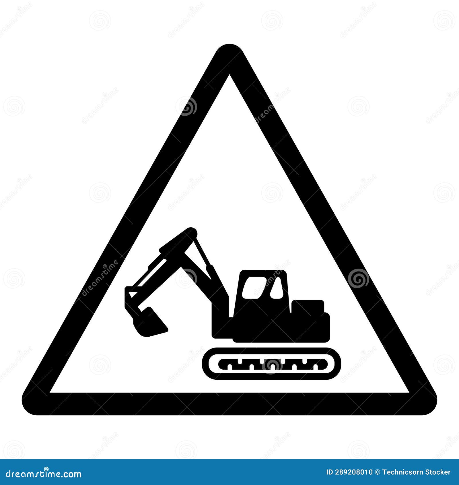 Bulldozer Symbol Sign,Vector Illustration, Isolate on White Background ...