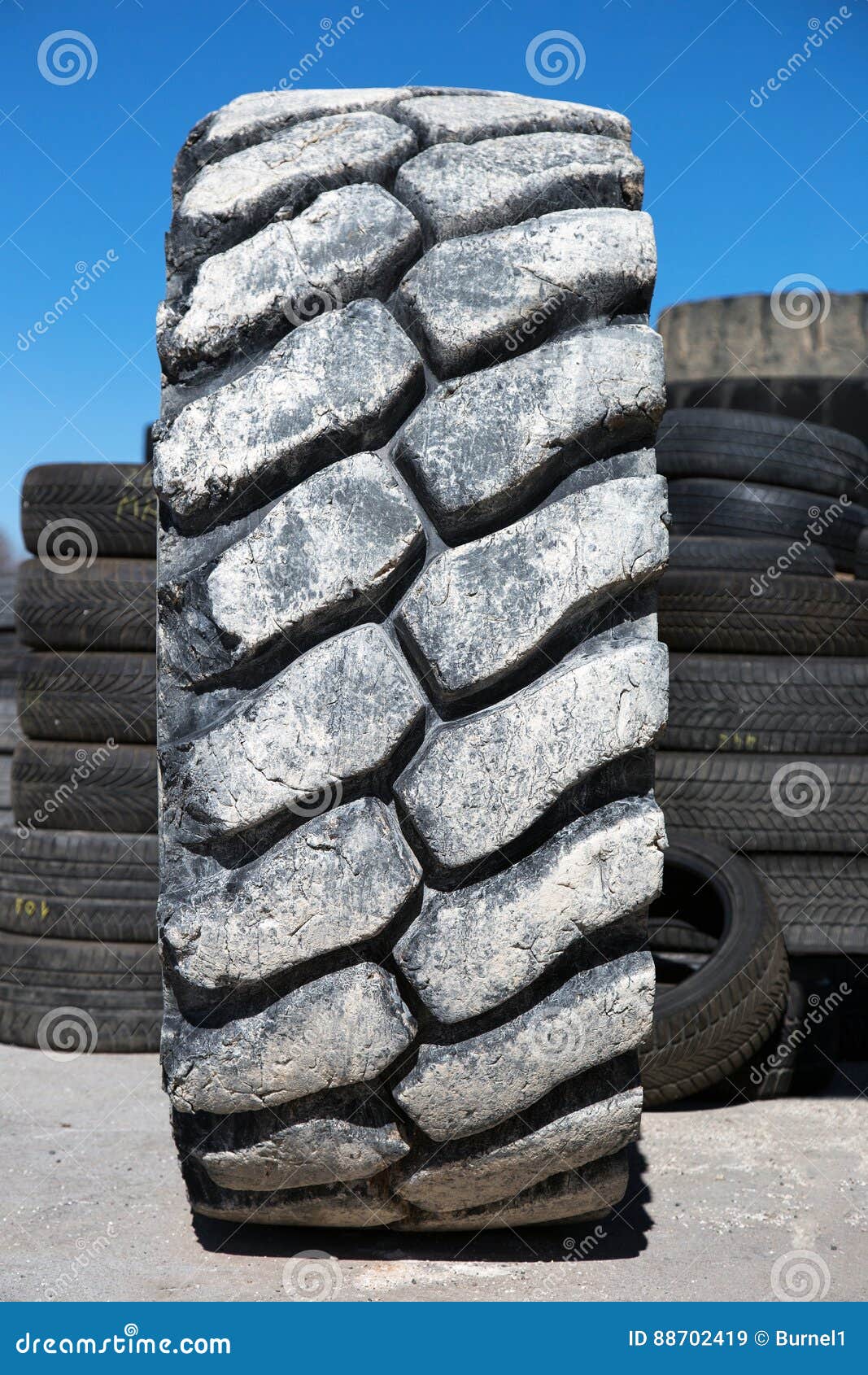 Bulldozer tire stock image. Image of detail, environment - 88702419