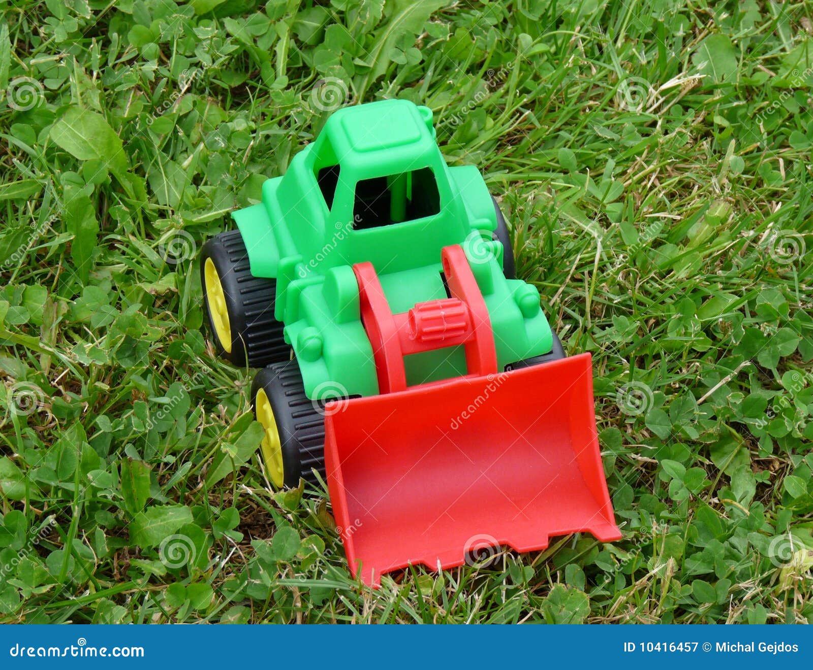 Bulldozer Toy stock image. Image of ploughshare, work - 10416457