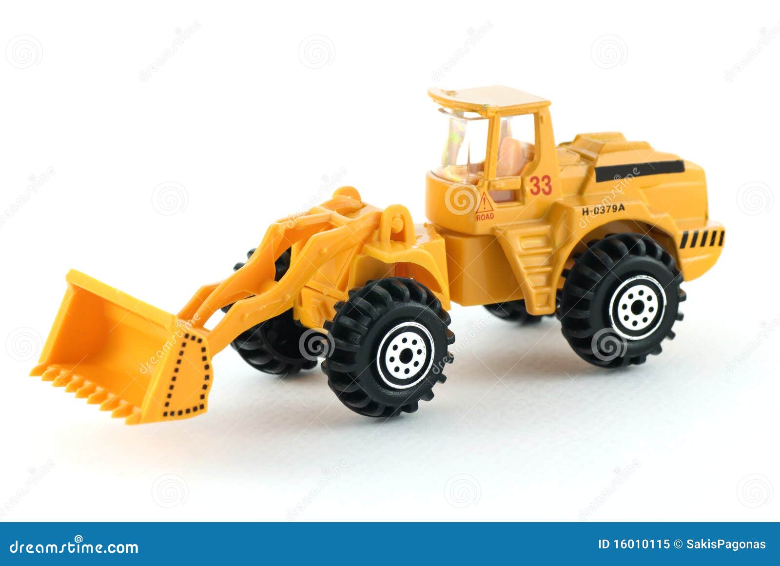 Bulldozer toy stock image. Image of soil, white, loader - 16010115