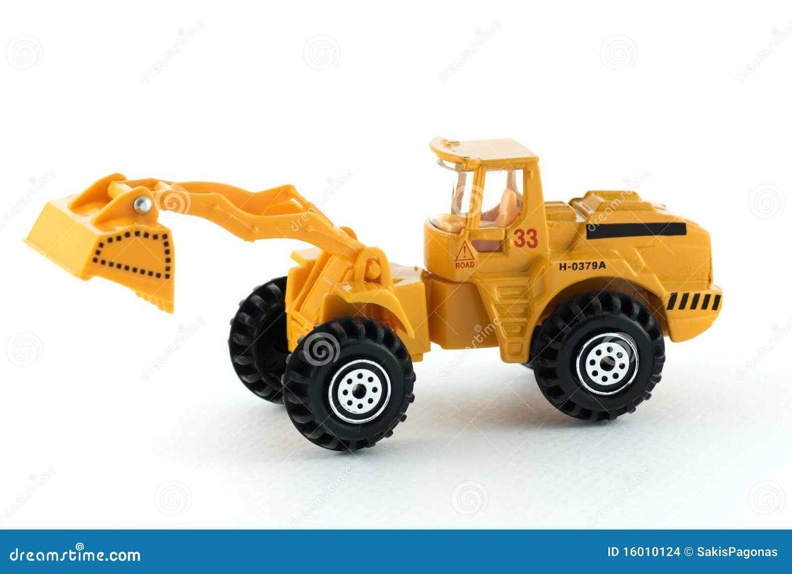 Bulldozer toy stock photo. Image of plastic, white, machinery - 16010124