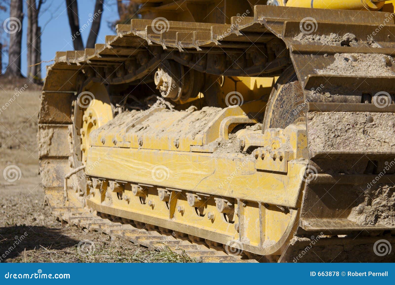 Bulldozer Track stock photo. Image of industrial, dirty - 663878