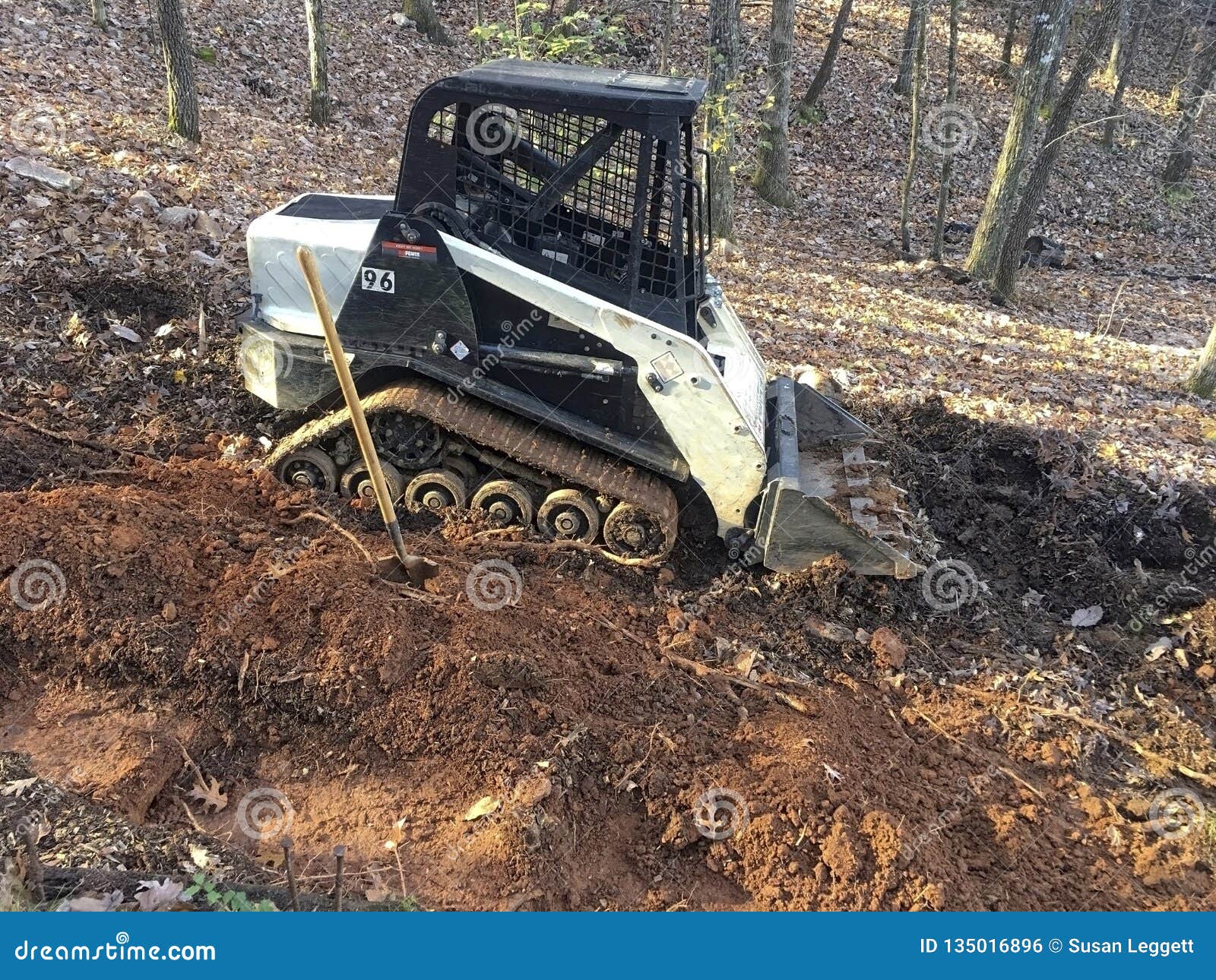 Bulldozer at Work on a Job Site Stock Photo - Image of mover, move ...