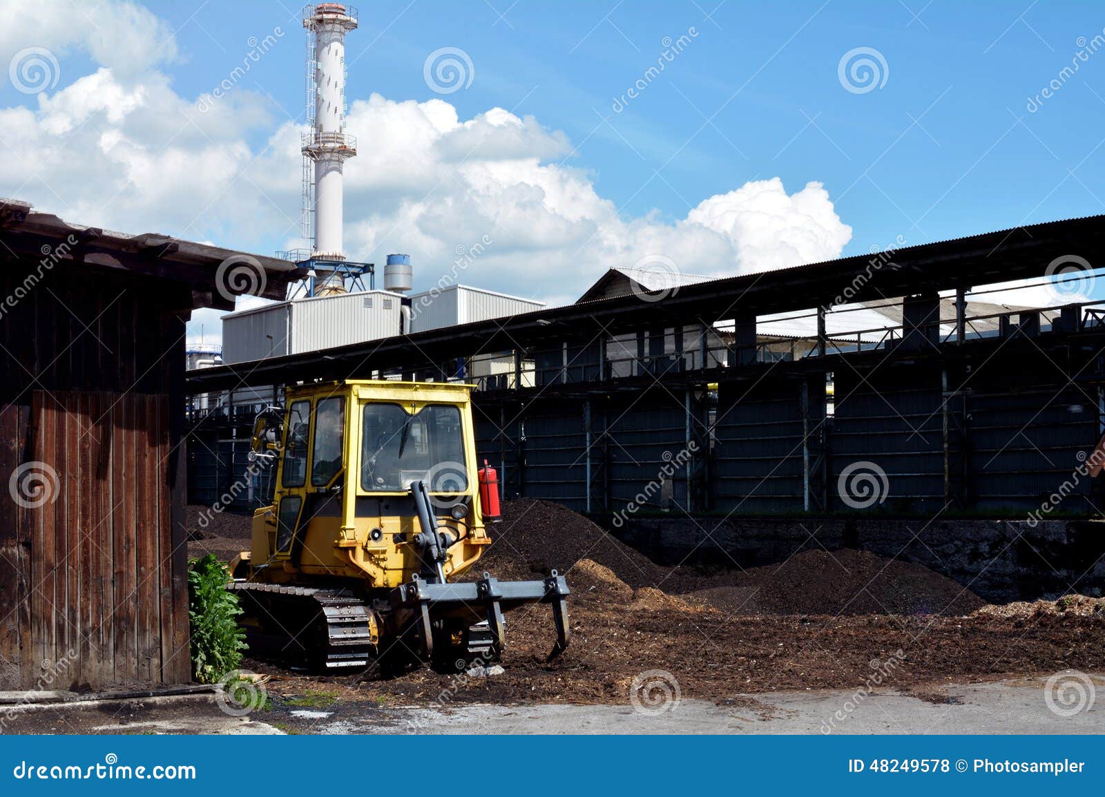 Bulldozer stock photo. Image of manufacturing, manual - 48249578