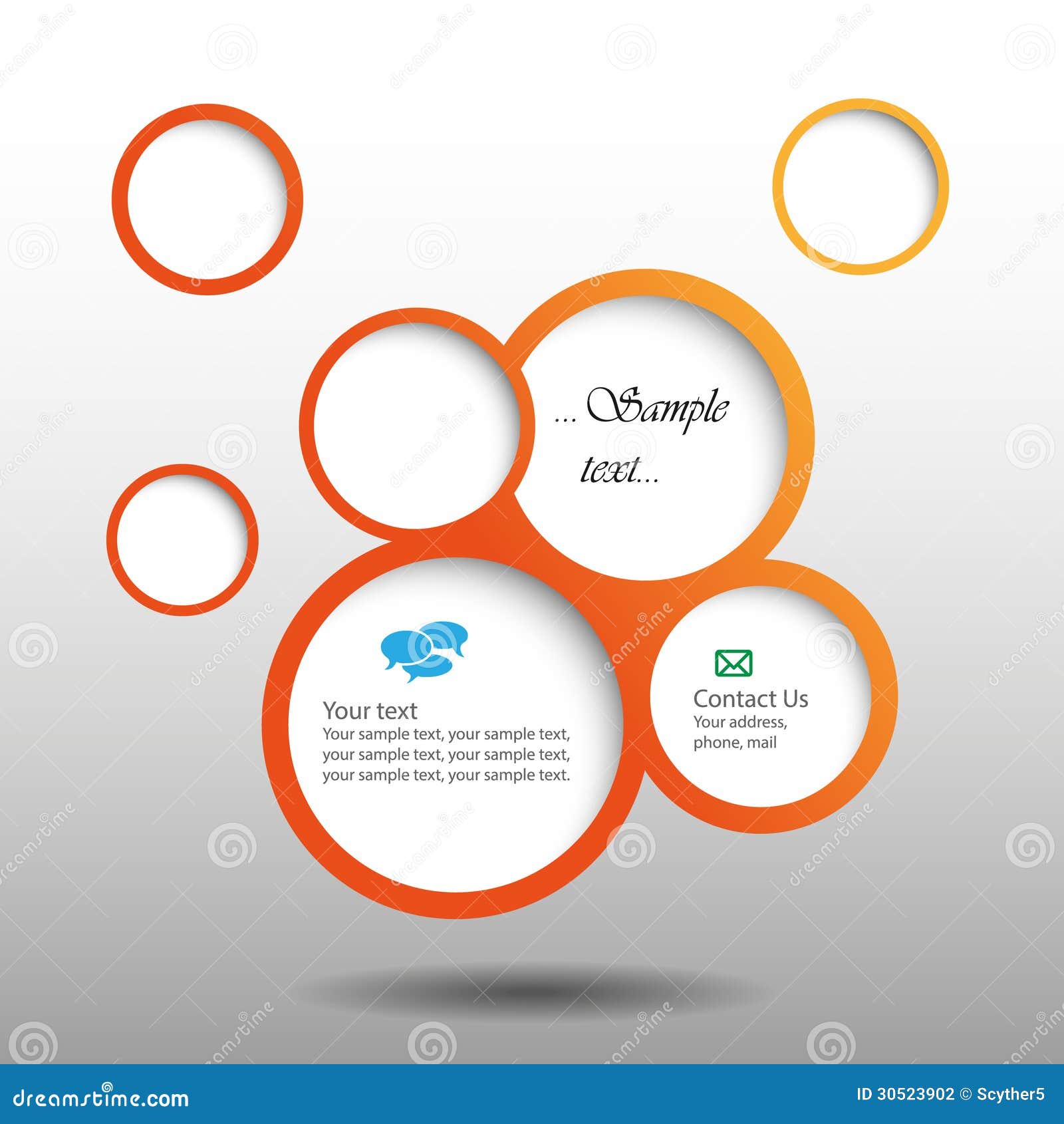 Bulle Abstraite De Web Design Illustration de Vecteur - Illustration du ...