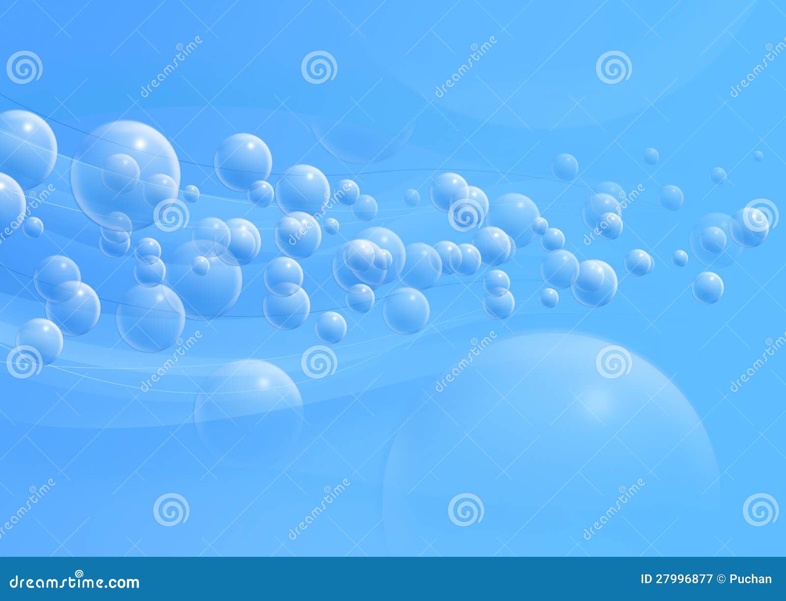 Bulle bleue illustration stock. Illustration du rêveur - 27996877