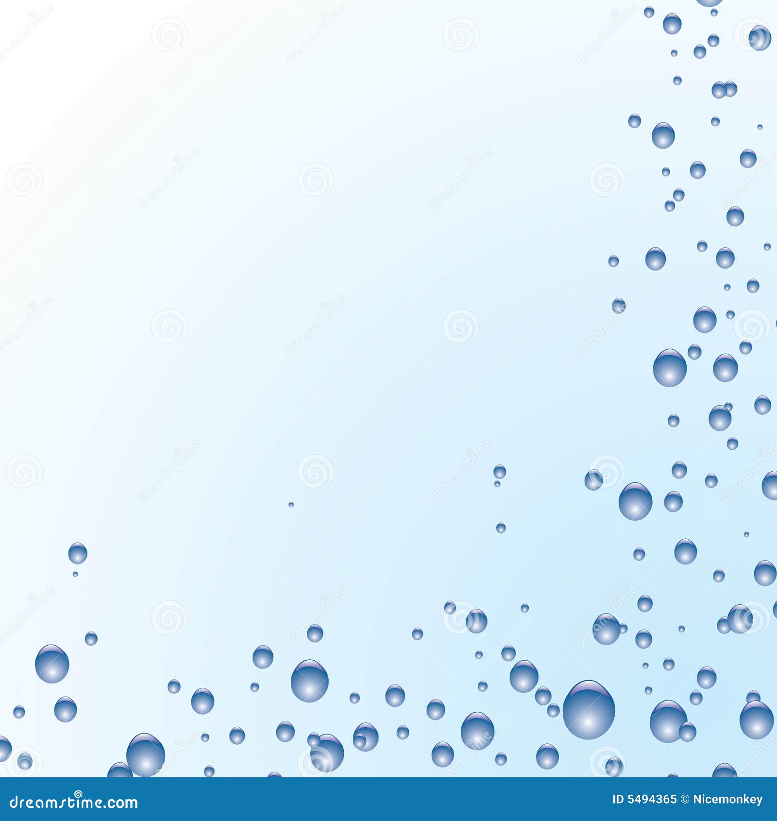 Bulle bleue subtile illustration de vecteur. Illustration du cadre ...