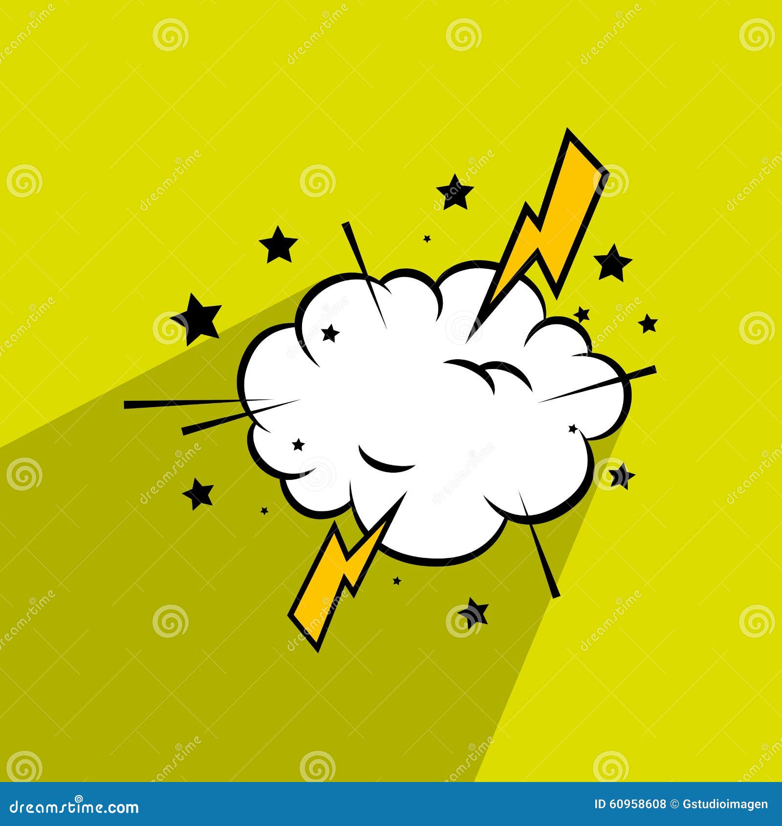 Bulle Comique D'art De Bruit Illustration de Vecteur - Illustration du ...