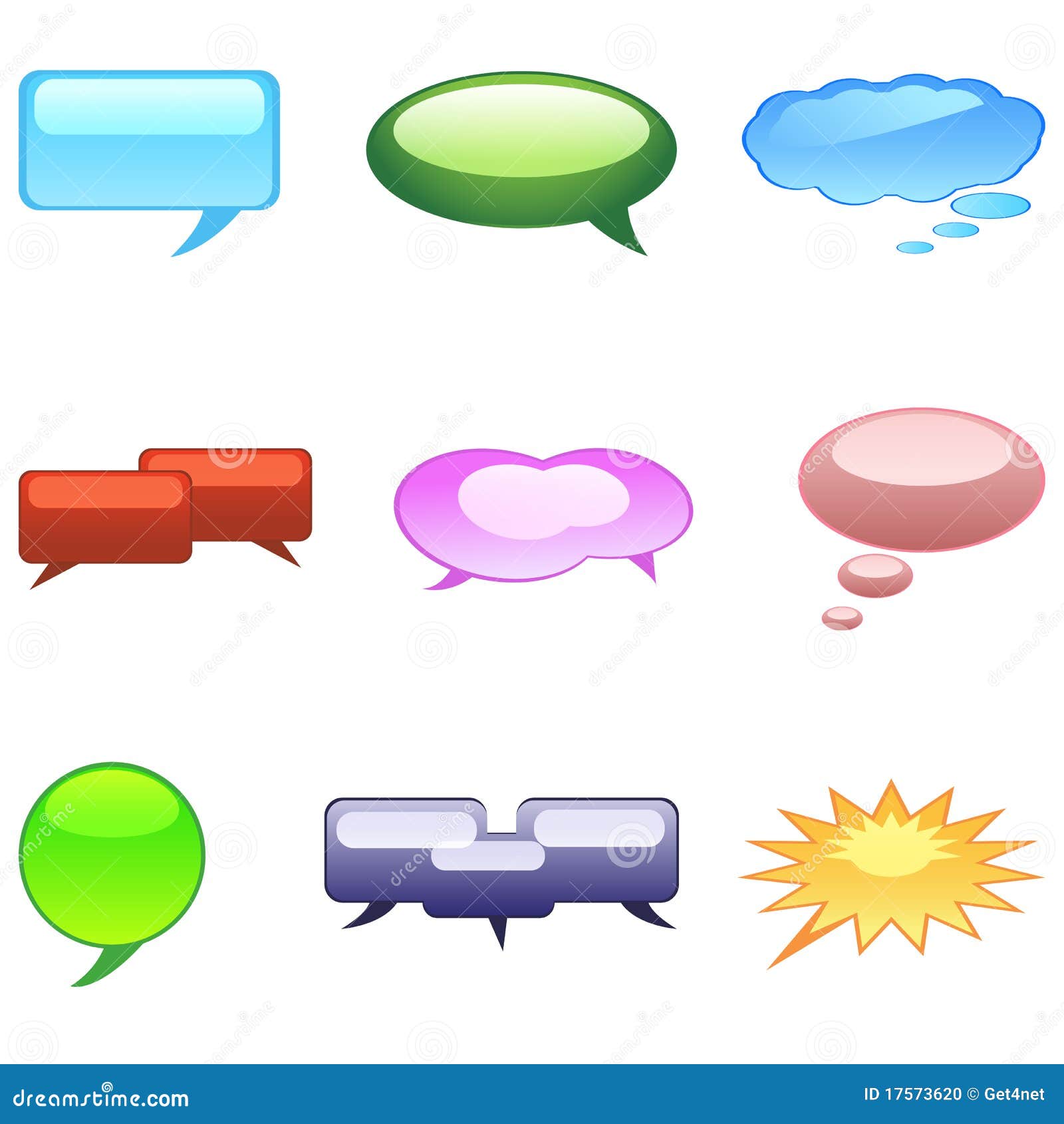 Bulle de dialogue illustration stock. Illustration du décoration - 17573620