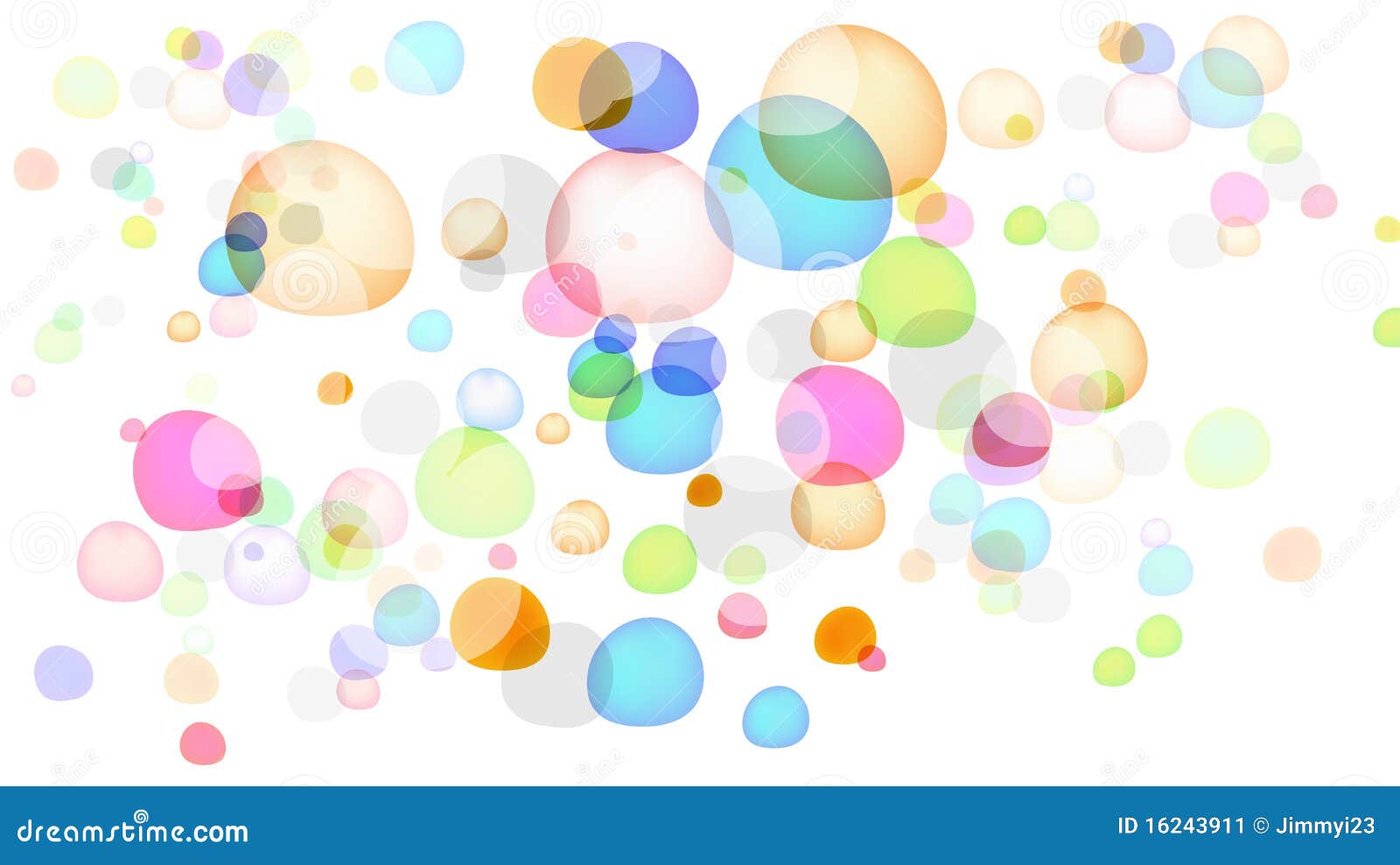 Bulles colorées illustration de vecteur. Illustration du cercle - 16243911