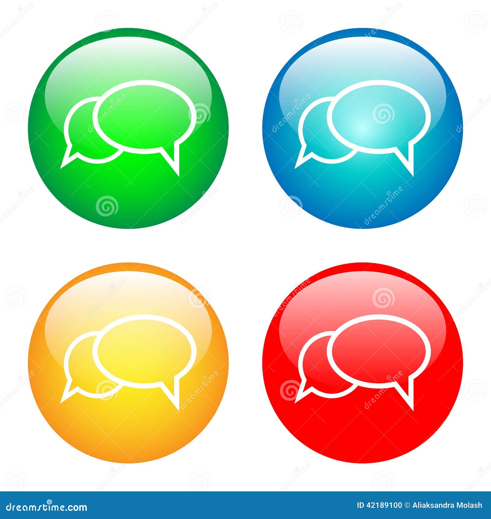 Bulles de communication illustration de vecteur. Illustration of signe ...