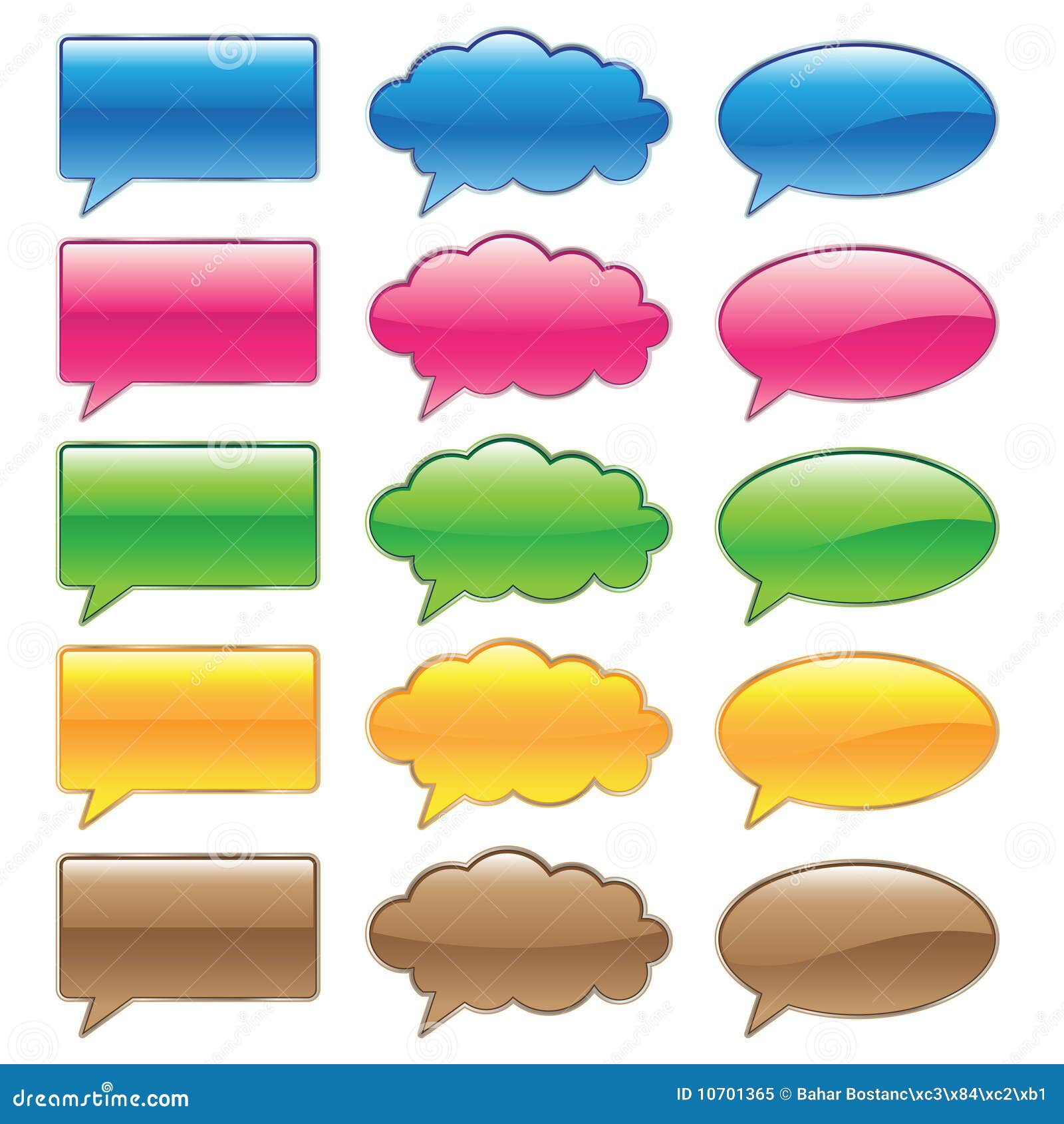 Bulles parlantes illustration de vecteur. Illustration du dessin - 10701365