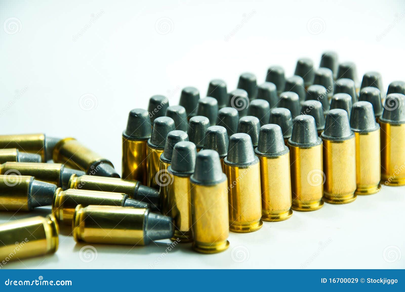 Bullet 11mm. stock image. Image of group, brass, conflict - 16700029