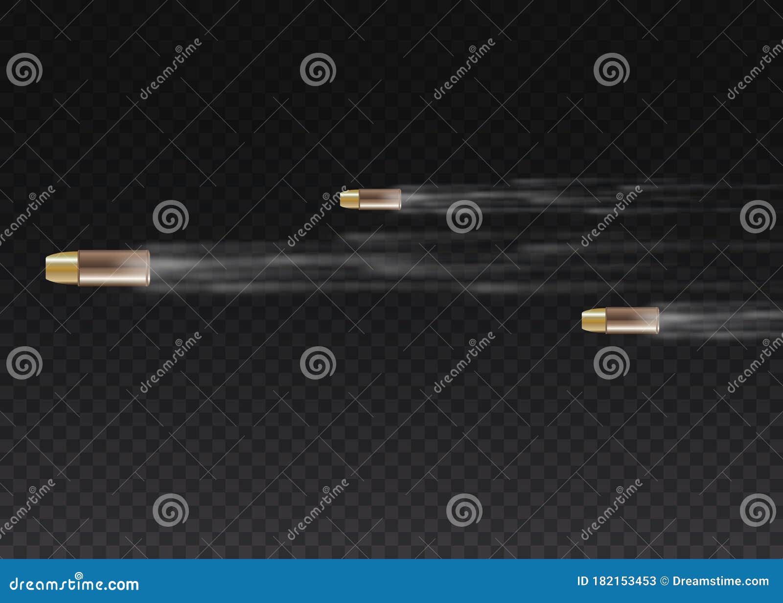 Bullet in motion. stock vector. Illustration of flying - 182153453