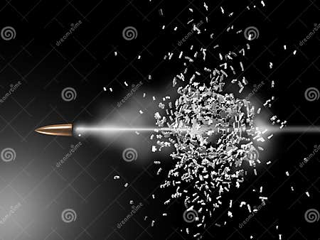 Bullet stock illustration. Illustration of gunshot, bullet - 8766456