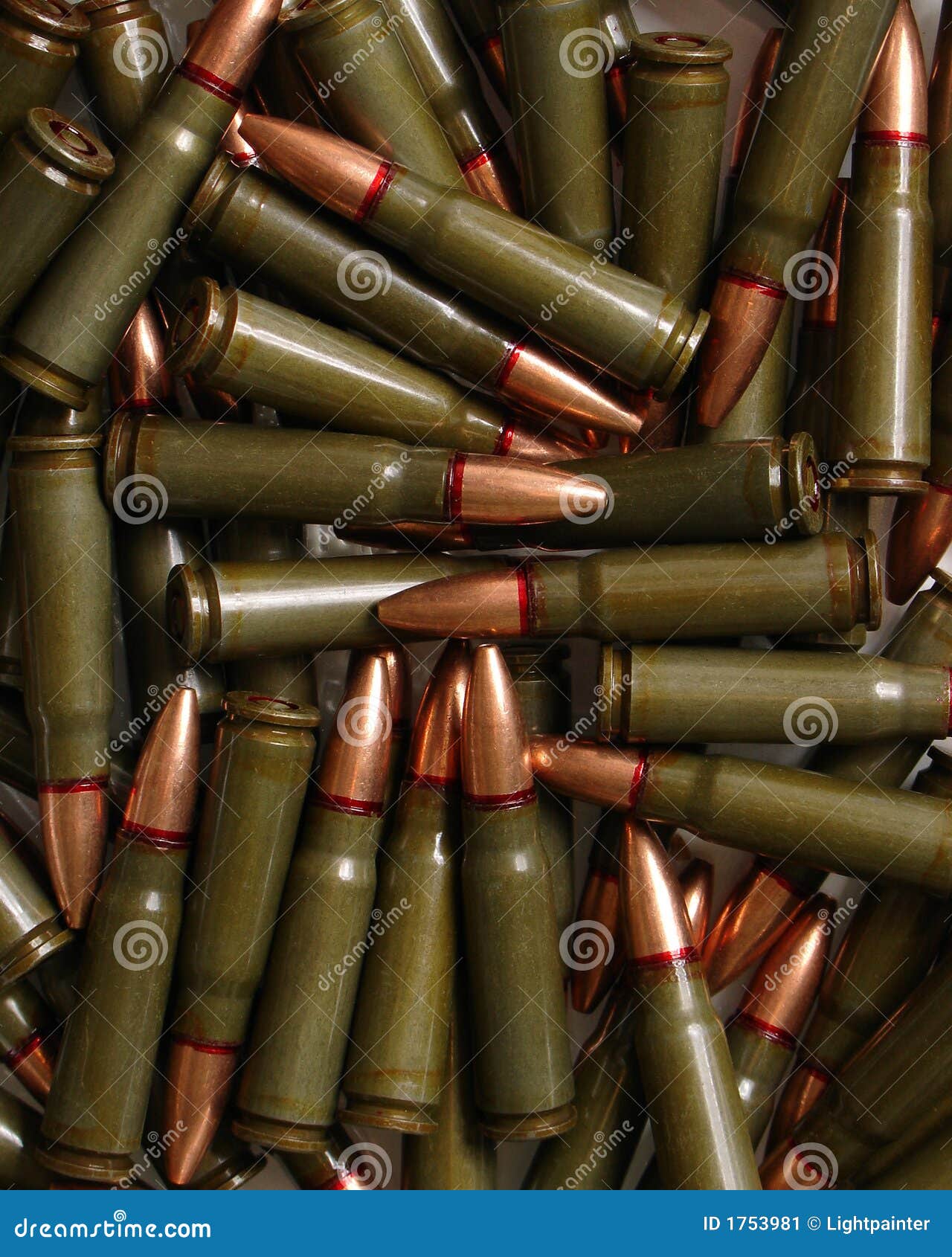 Bullet background stock image. Image of cartridges, slugs - 1753981