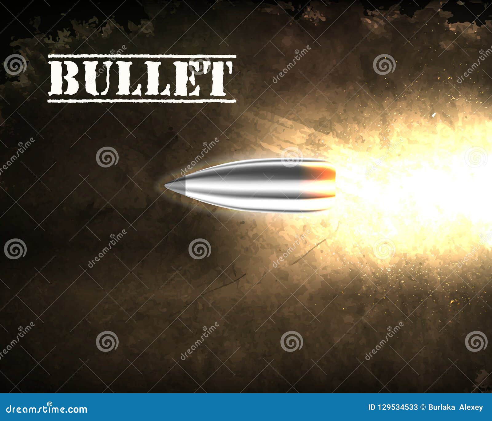 Bullet Background Concept. Illustration Design Stock Illustration ...