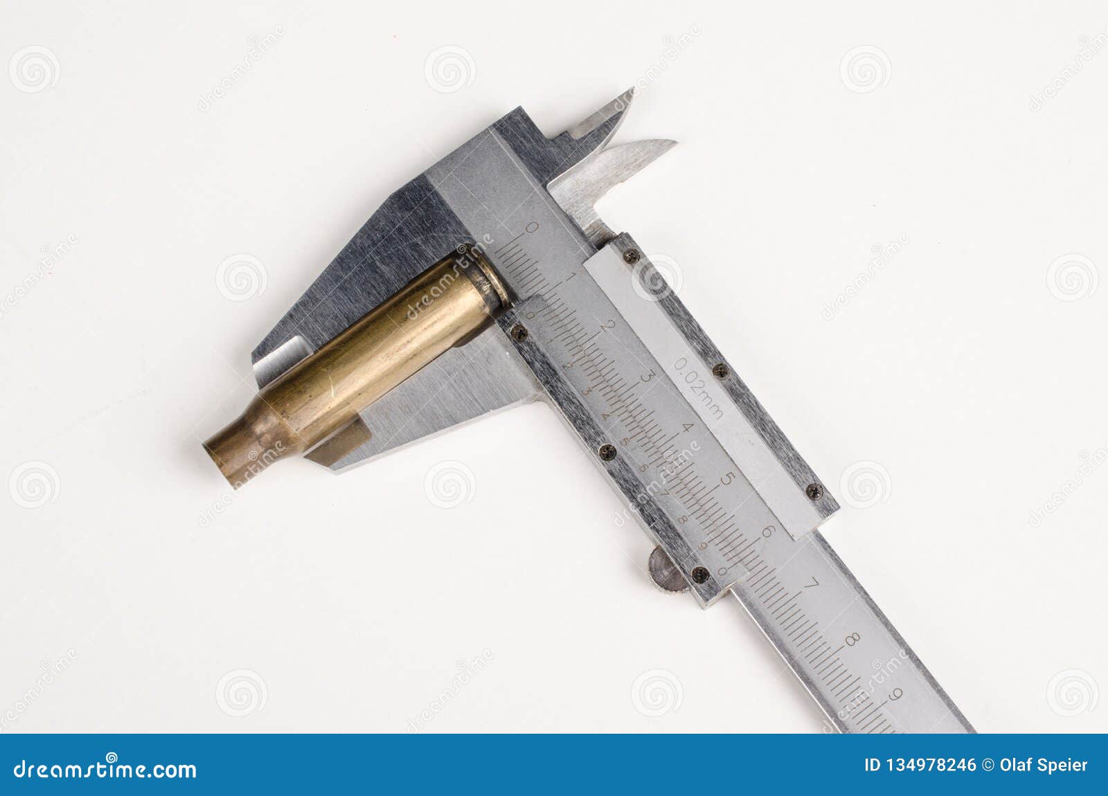 Measuring a bullet stock photo. Image of danger, ammunition - 134978246