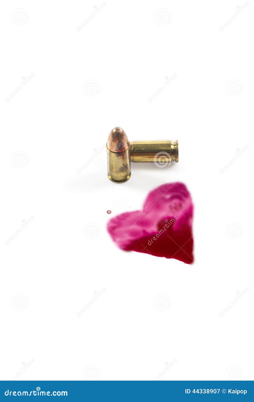 Bullet and blood stock image. Image of closeup, police - 44338907