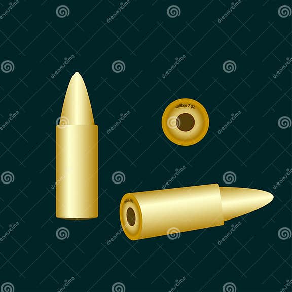 Bullet stock vector. Illustration of damage, backgrounds - 71123625
