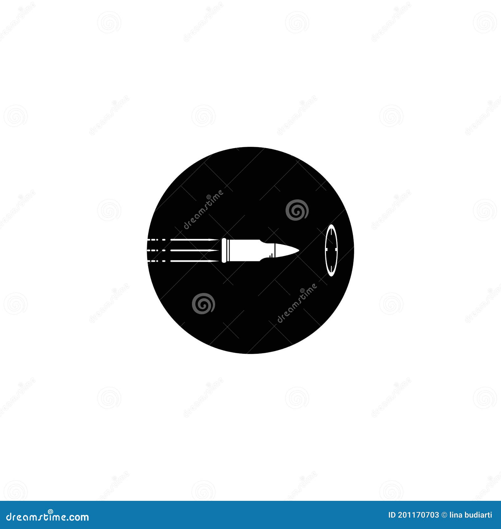 Bullet Caliber Logo Vector Illustration | CartoonDealer.com #201170700