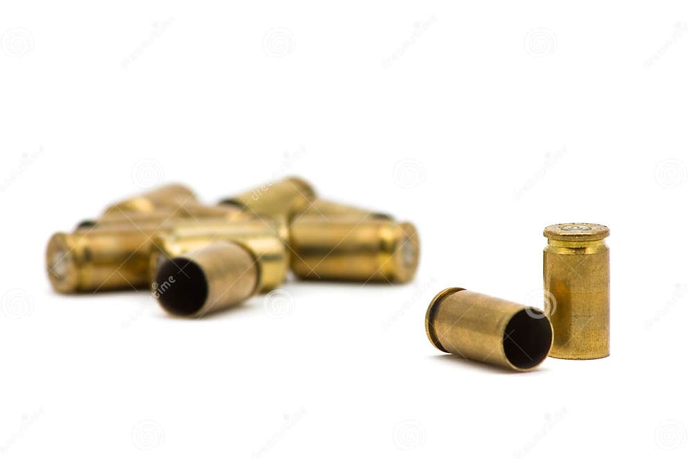 Bullet casings stock photo. Image of brass, violence - 15384890