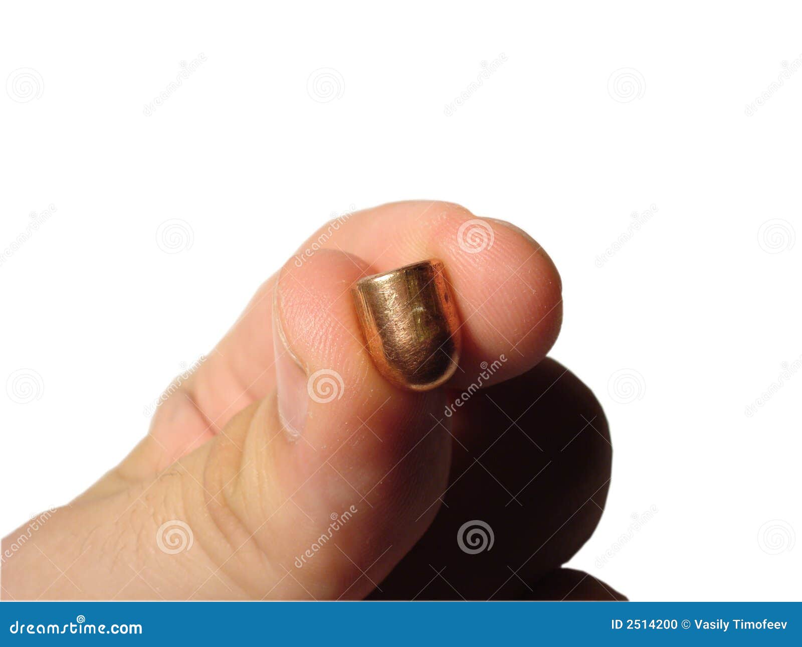 Bullet catcher stock photo. Image of round, close, hand - 2514200