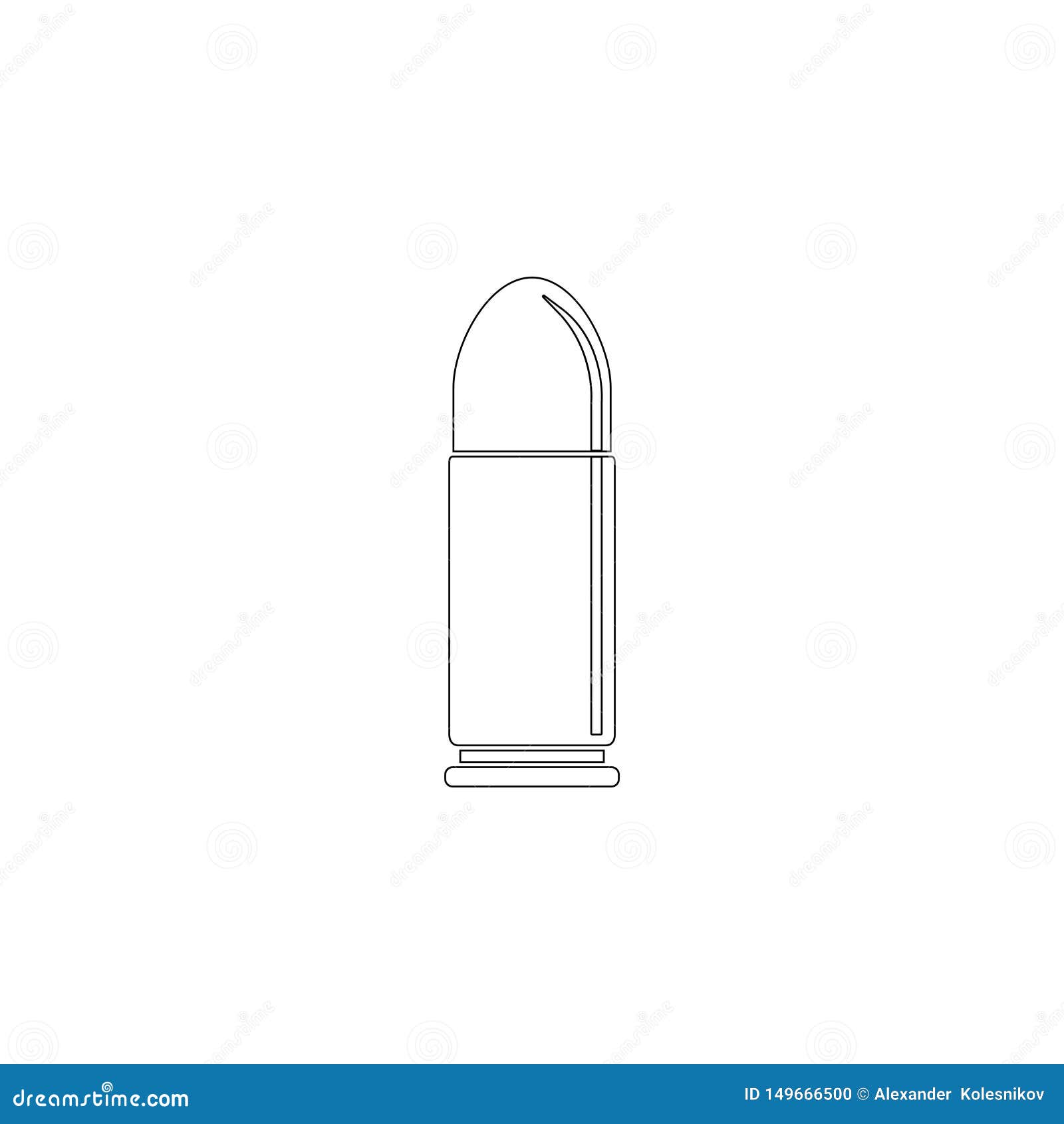 Bullet. flat vector icon stock vector. Illustration of isolated - 149666500