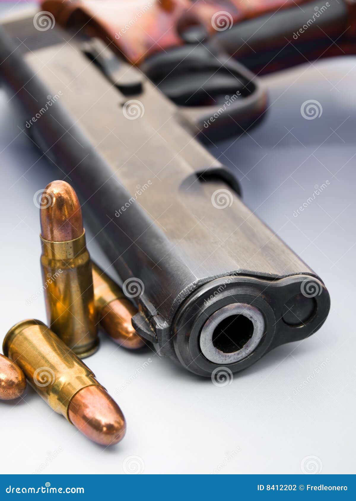 Bullet and gun stock photo. Image of danger, bullet, shiny - 8412202