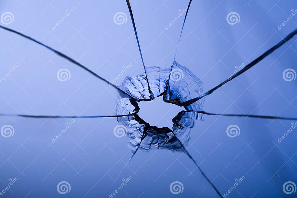 Bullet hole stock image. Image of cracked, broken, effect - 11542843