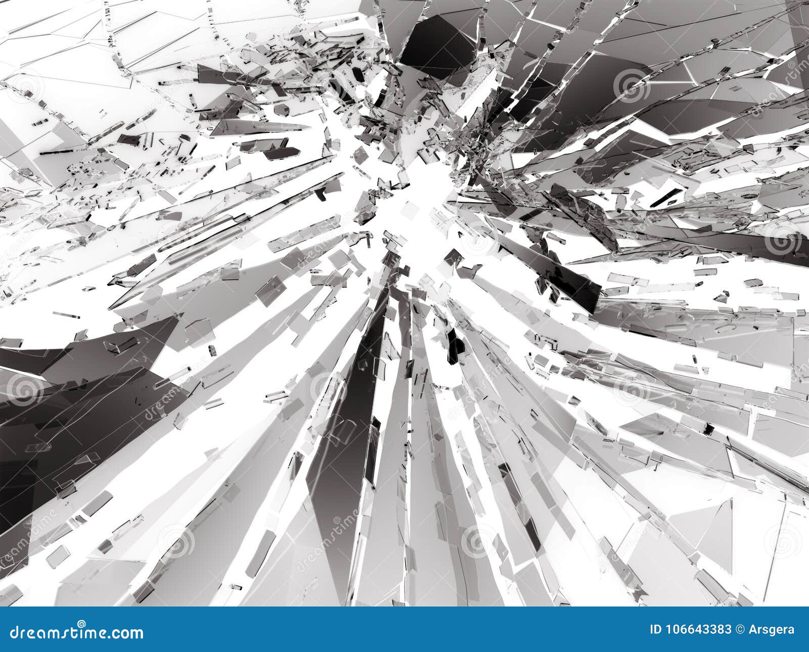 Bullet Hole Cracked and Shattered Glass Stock Illustration ...