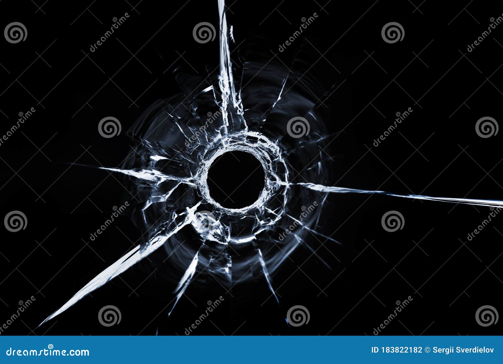 The Bullet Hole In The Armor Of The Tank Stock Photo | CartoonDealer ...