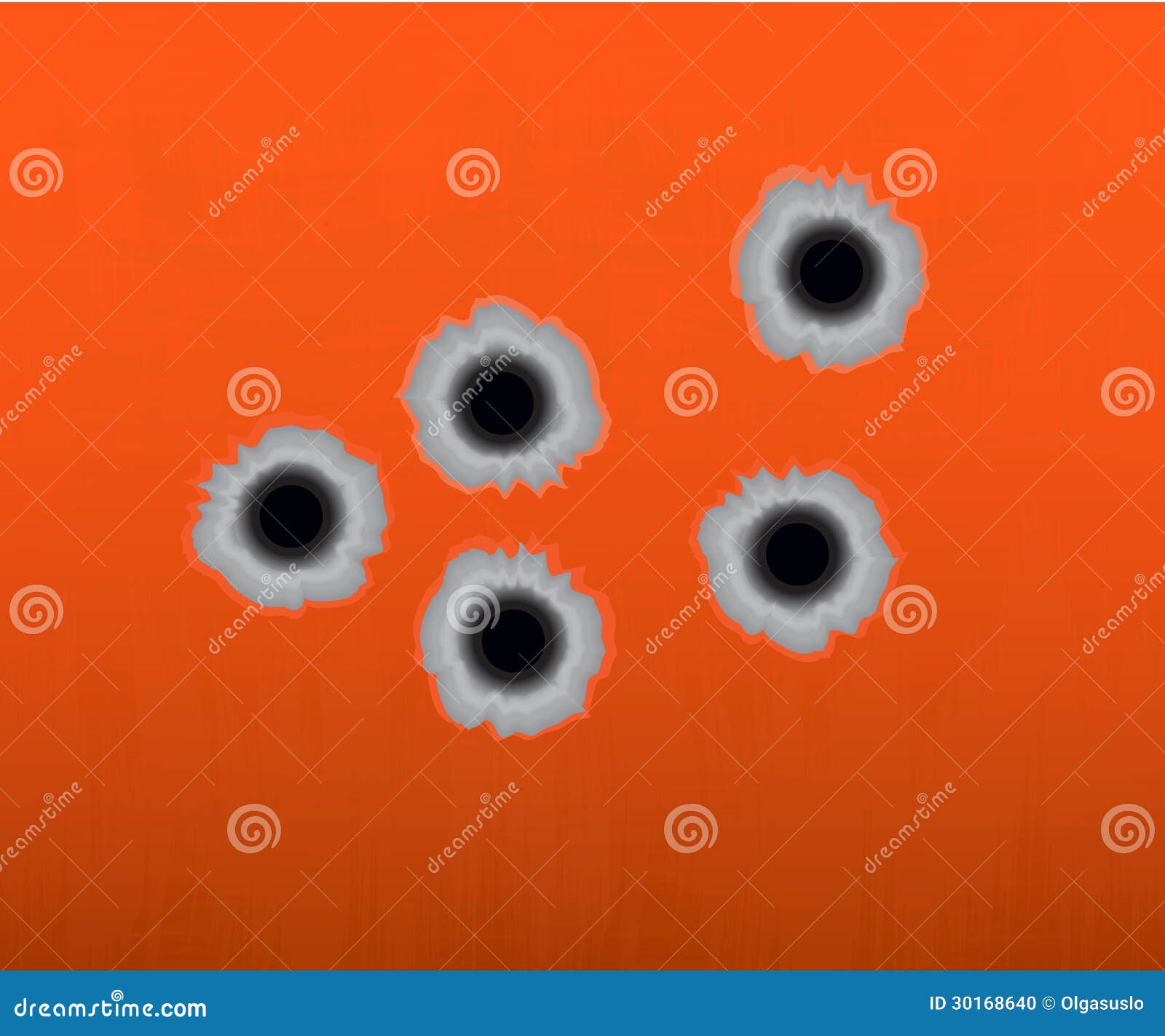 Bullet holes stock illustration. Illustration of closeup - 30168640