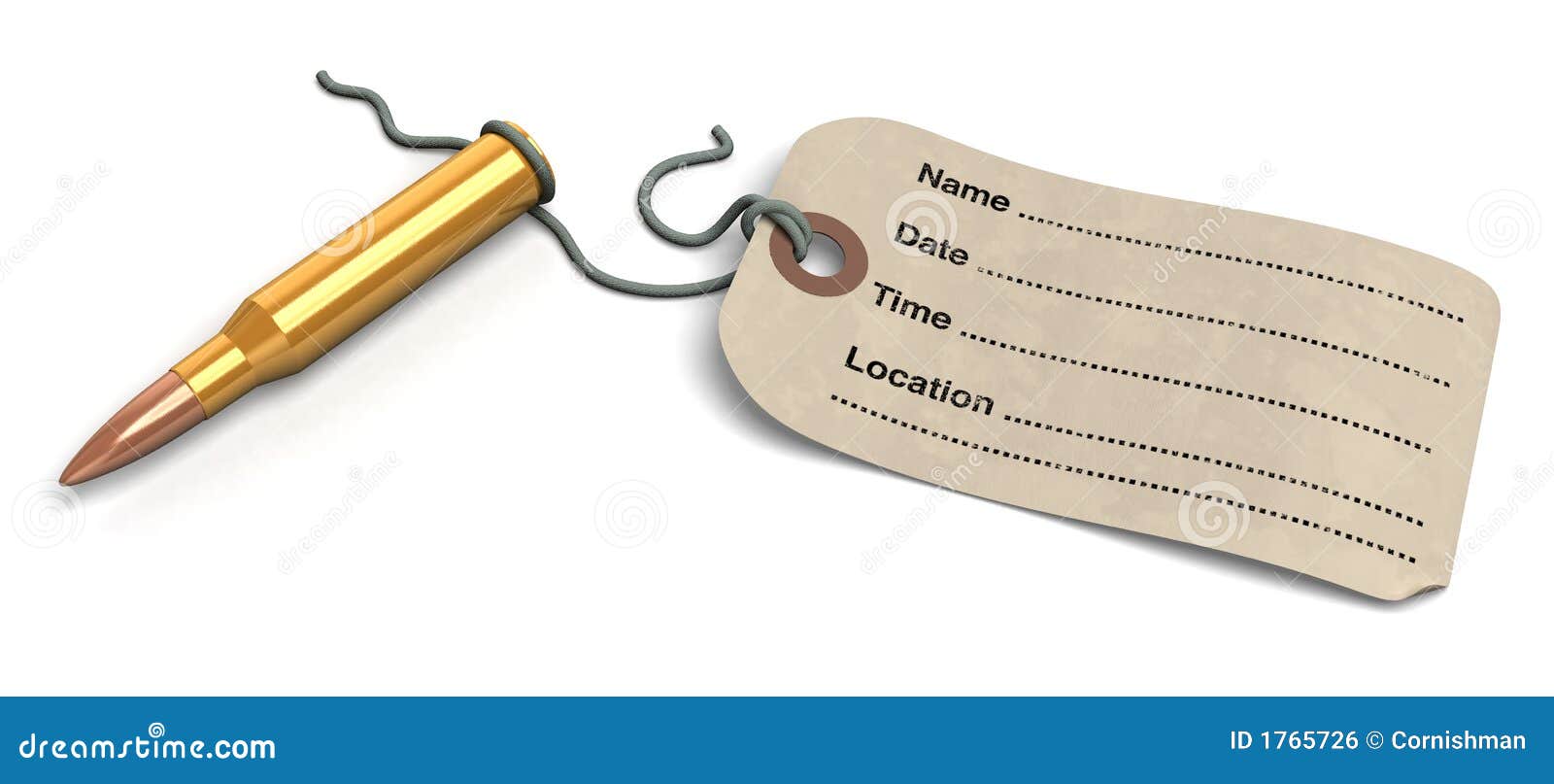 Bullet and Label stock illustration. Illustration of weapon - 1765726