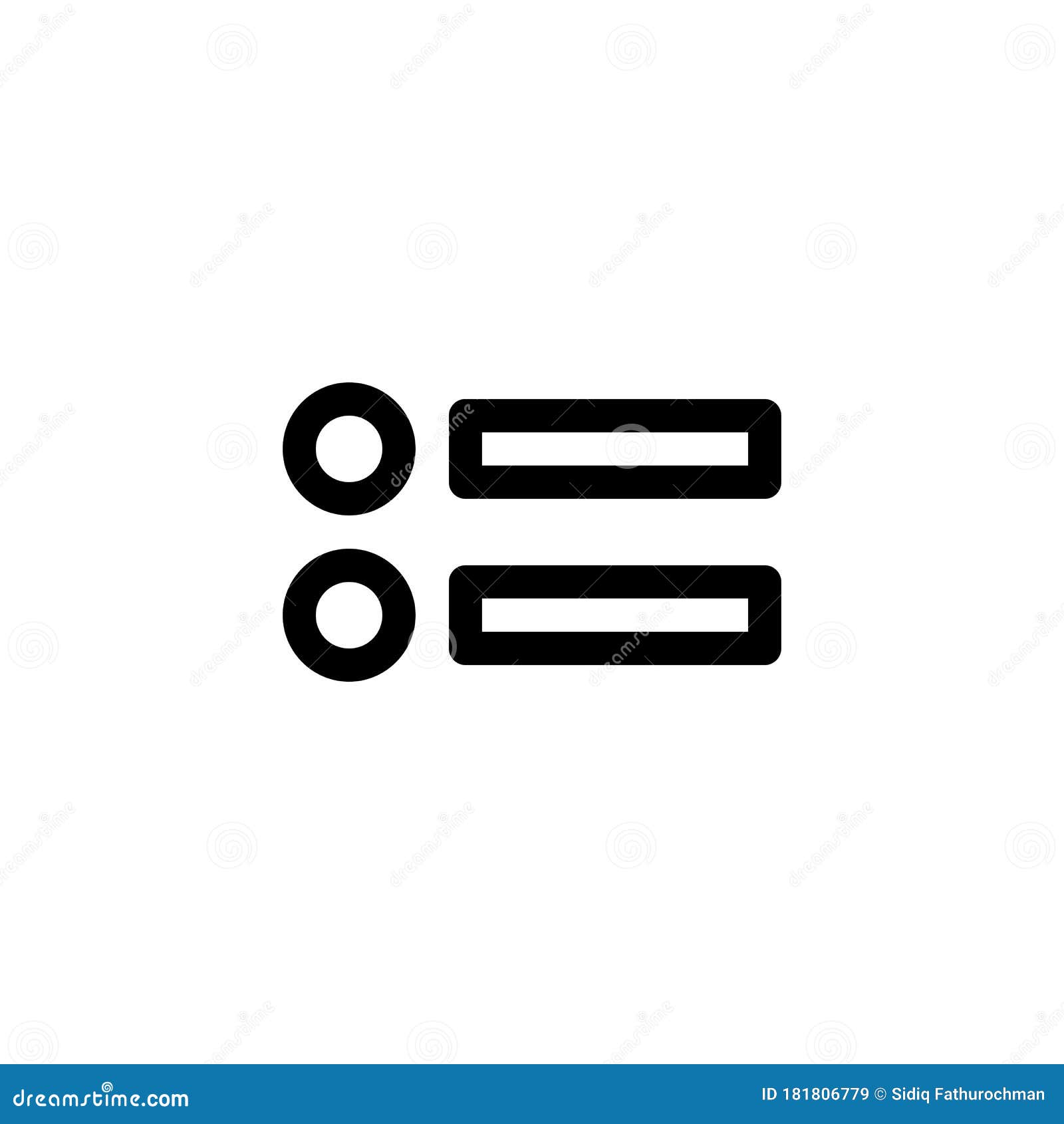 Bullet List Ten Blank Business Diagram Illustration Royalty-Free ...