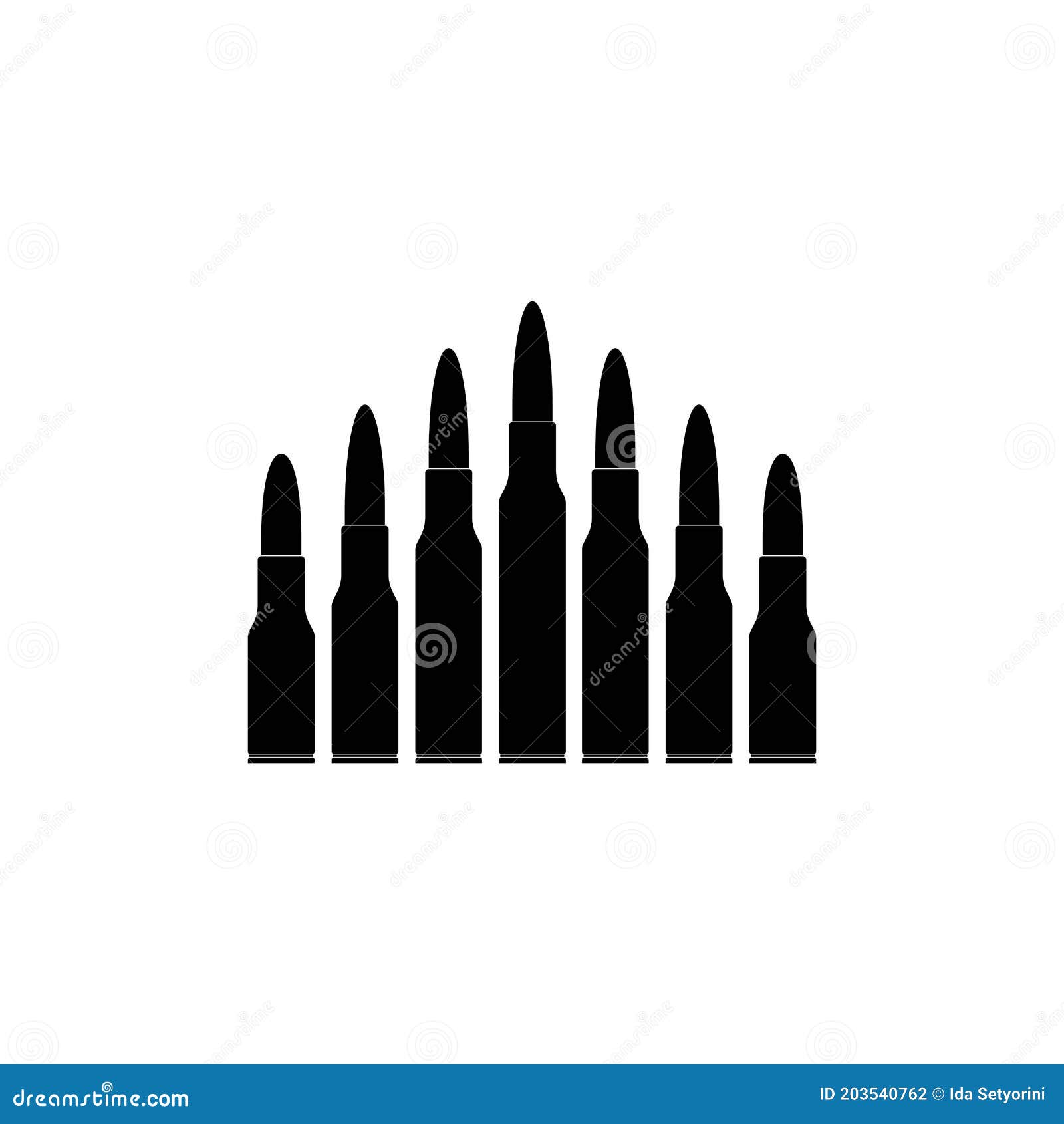 Bullet logo stock vector. Illustration of arrange, number - 203540762