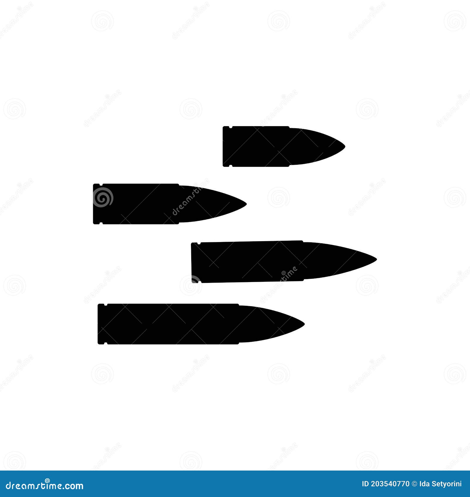 Bullet logo stock vector. Illustration of direction - 203540770