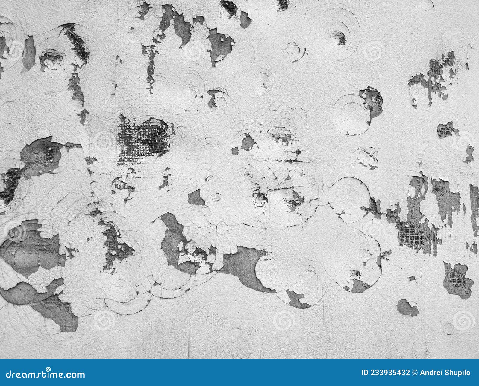 Bullet marks on the wall stock photo. Image of background - 233935432