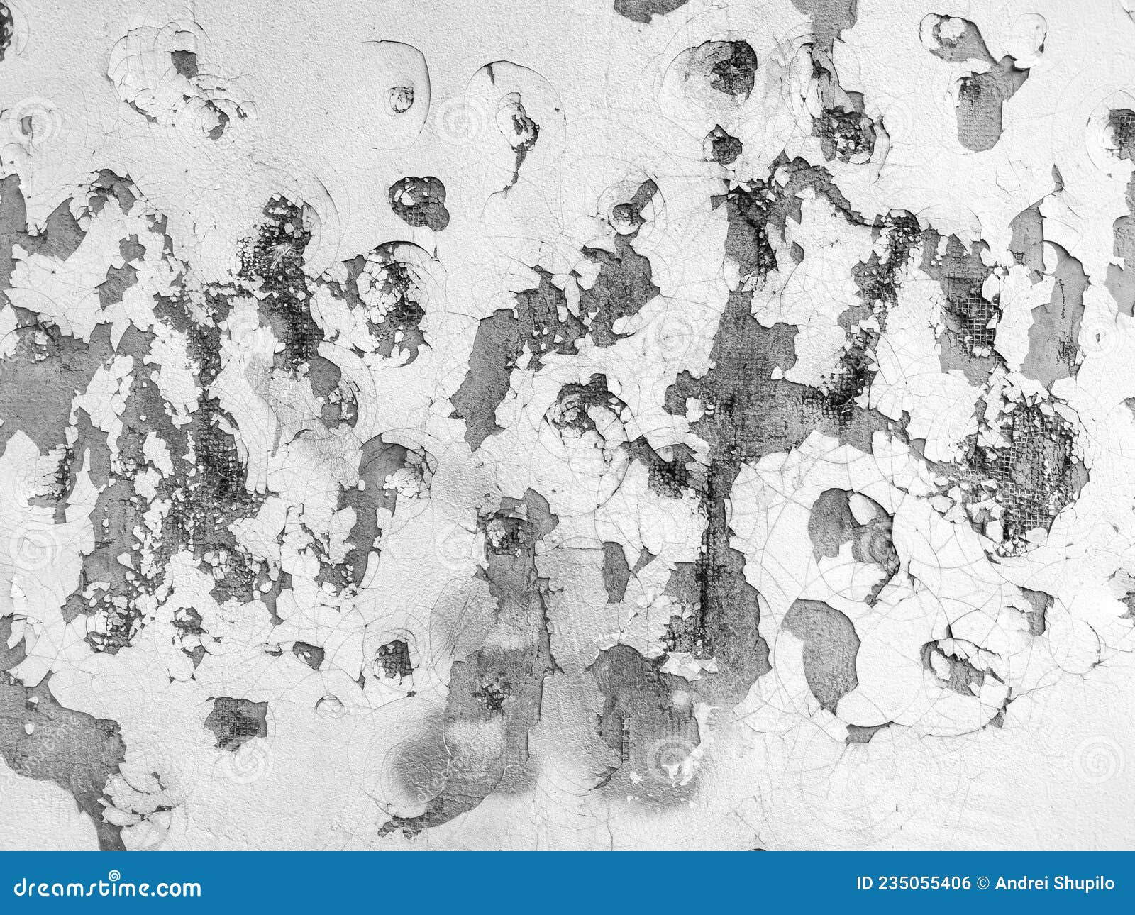 Bullet marks on the wall stock photo. Image of impact - 235055406