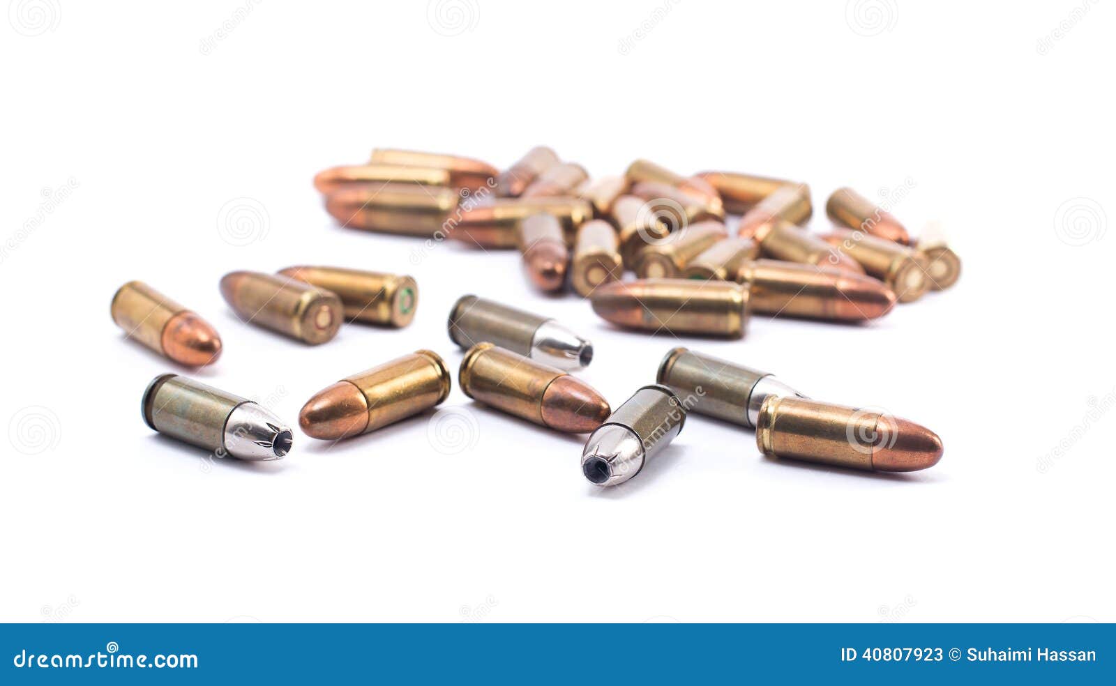 Bullet stock image. Image of army, defense, brass, white - 40807923