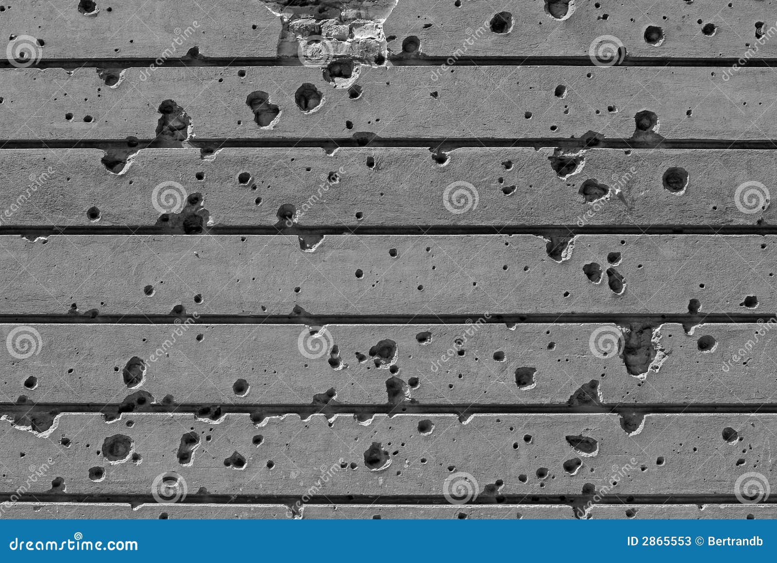 Bullet-ridden wall stock image. Image of guns, cruel, cruelty - 2865553