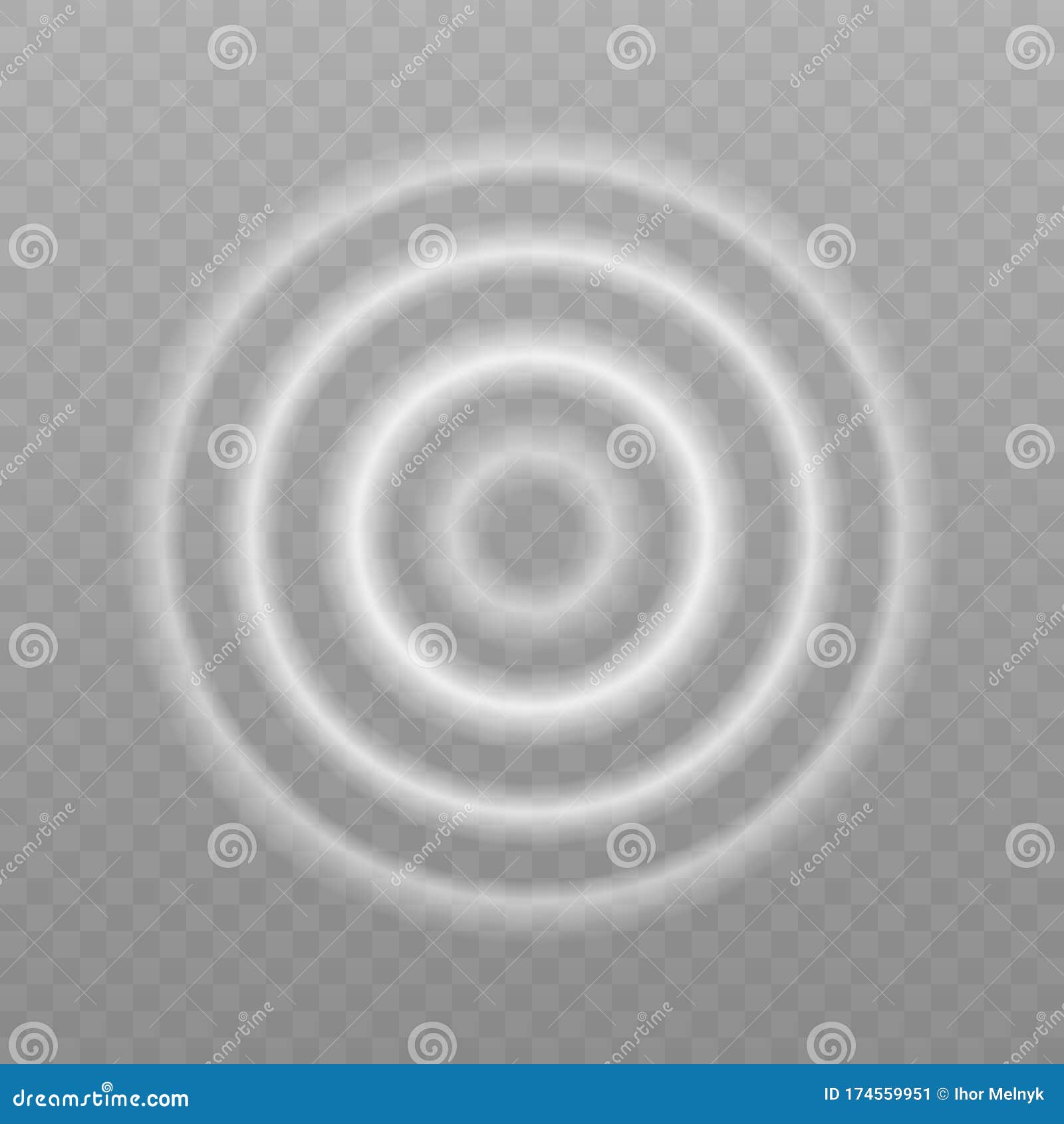 Ripple, Splash Water Waves Surface From Drop Isolated On Transparent ...