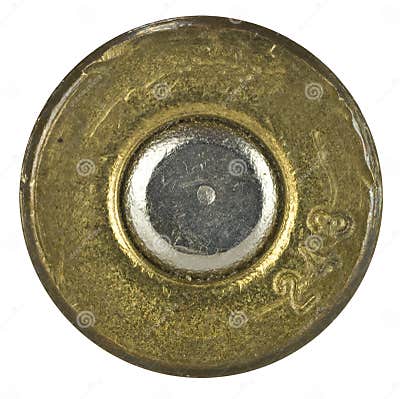 Bullet Shell casing bottom stock photo. Image of casing - 22777100