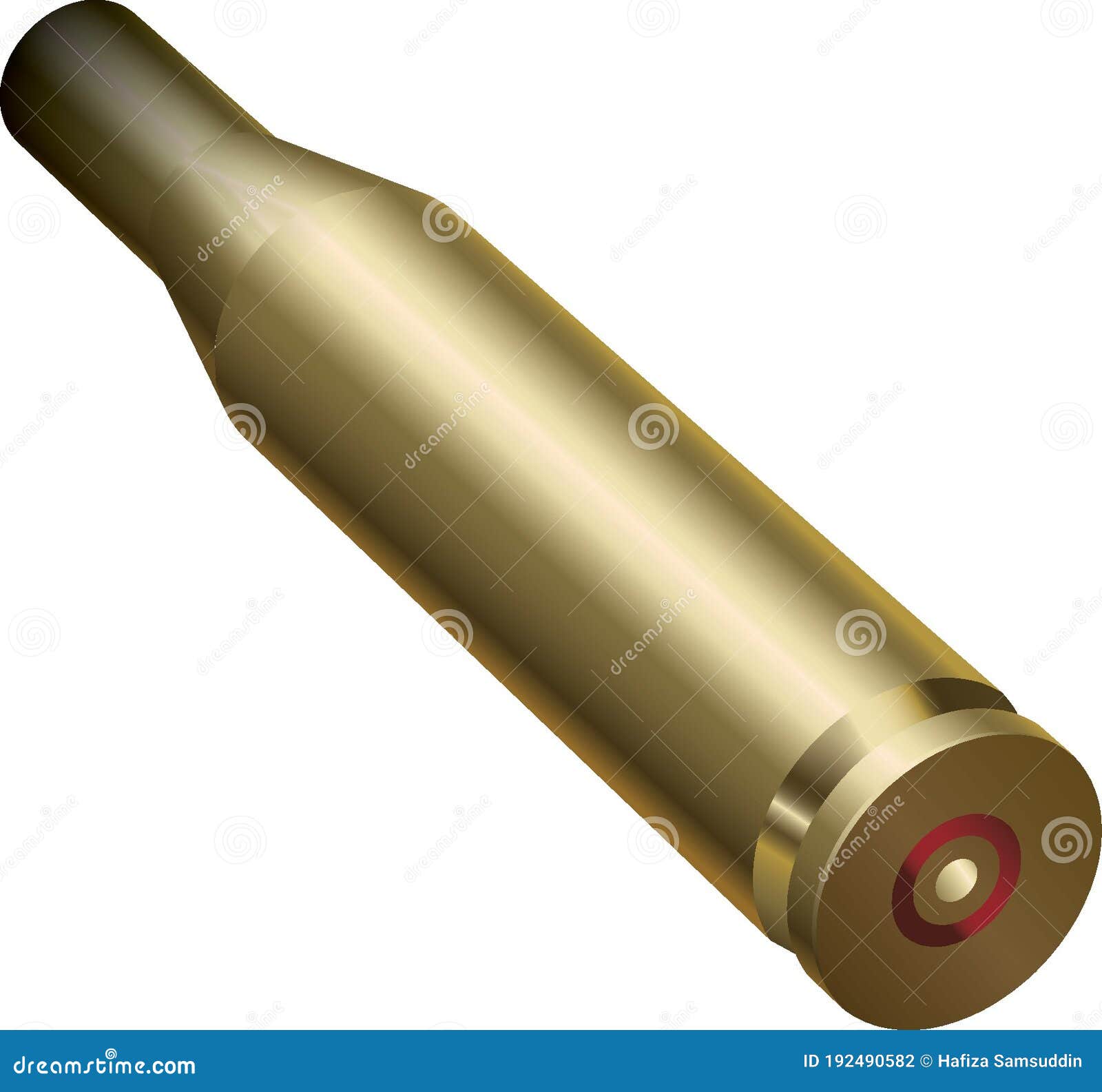 Bullet Shell. Vector Illustration Decorative Design Stock Vector ...