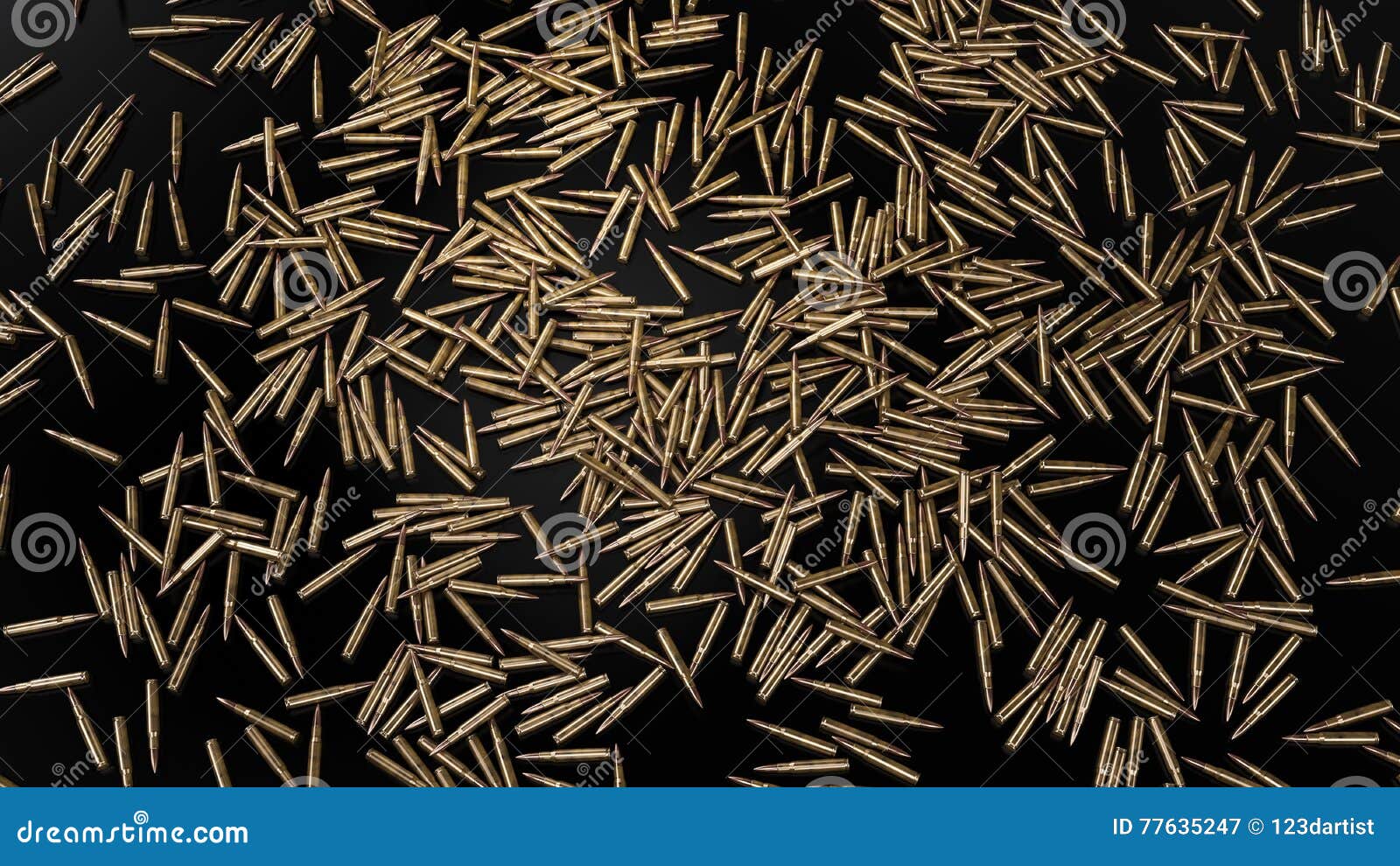 Bullet Shells On A White Surface. Shell Casings On A White Background ...